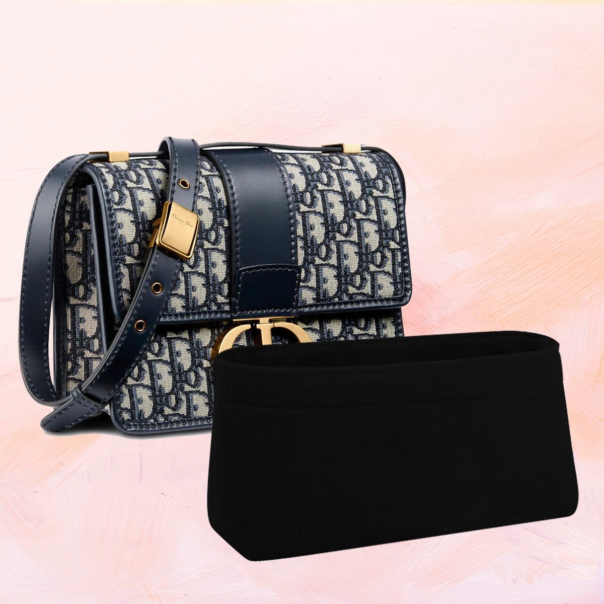 Bag Organizer for Dior 30 Montaigne Flap Oblique Canvas Bag - Bag ...